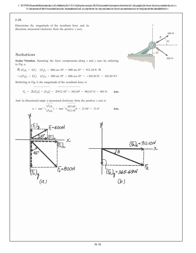 Statics and Mechanics of Materials 5th Edition Hibbeler Solutions Manual | PDF | Physics | Science