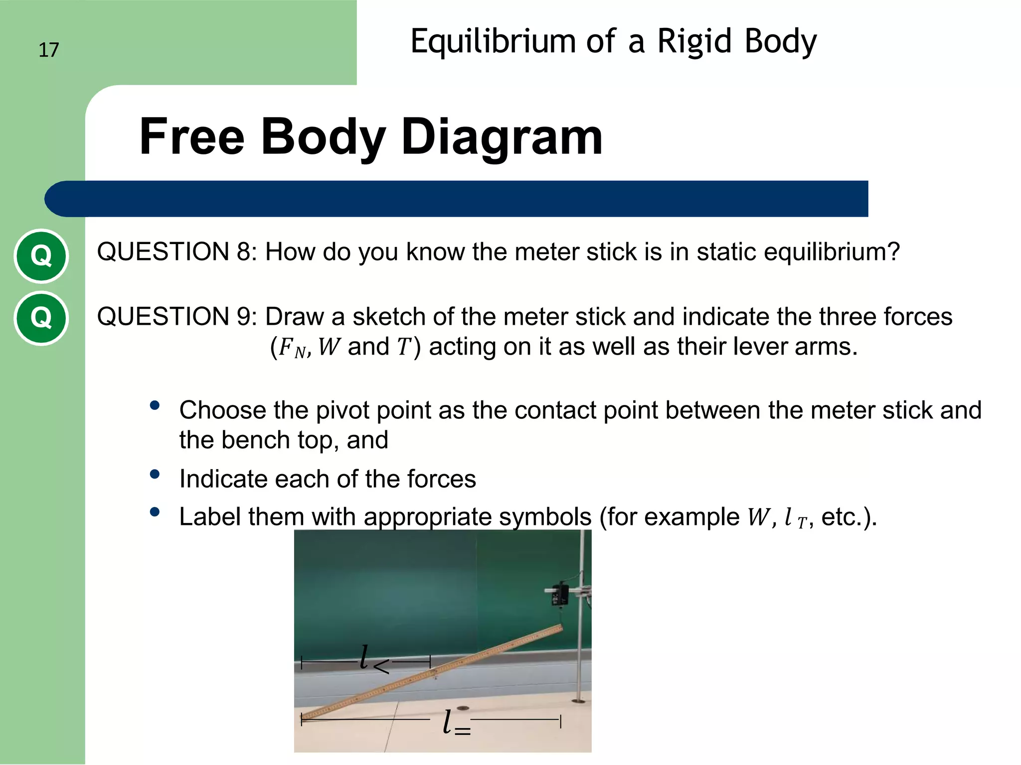 Statics -Equilibrium of a rigid body.pptx