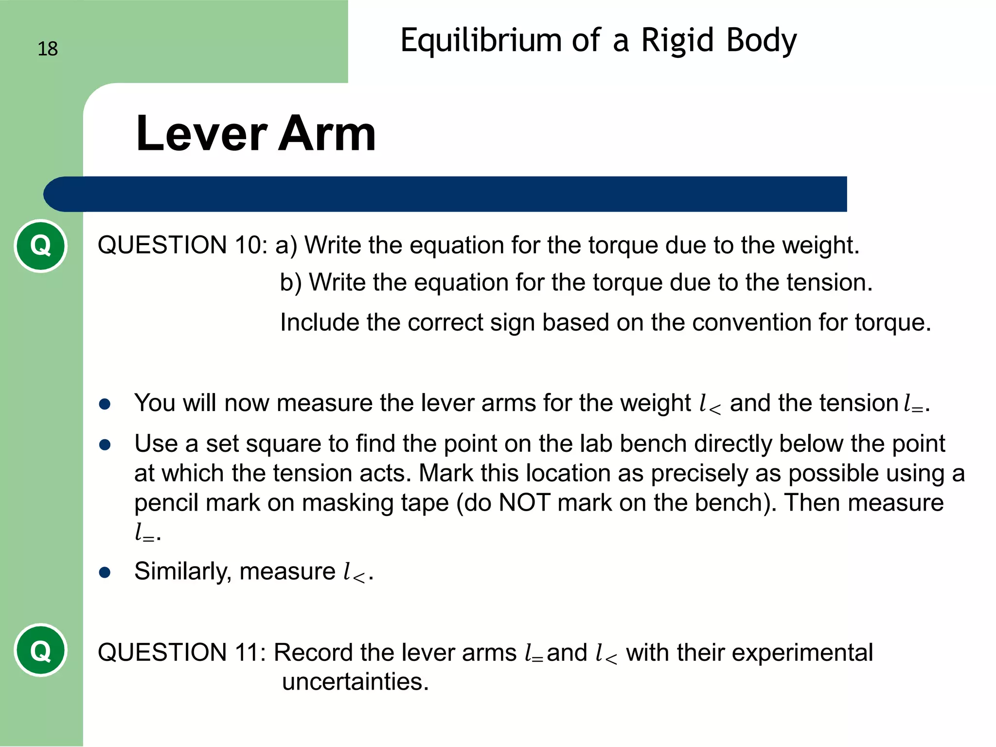 Statics -Equilibrium of a rigid body.pptx