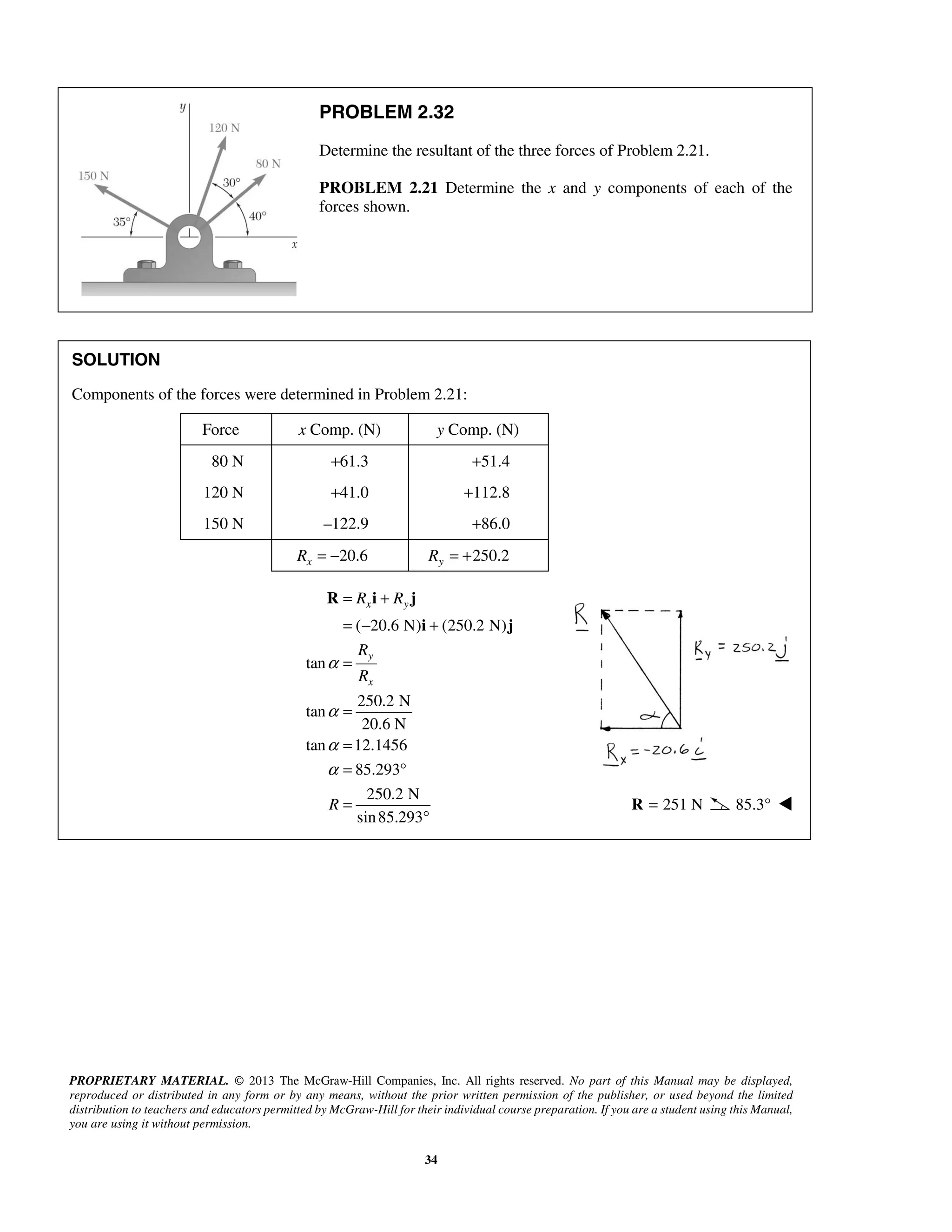 Lecture Notes on Engineering Statics. | PDF