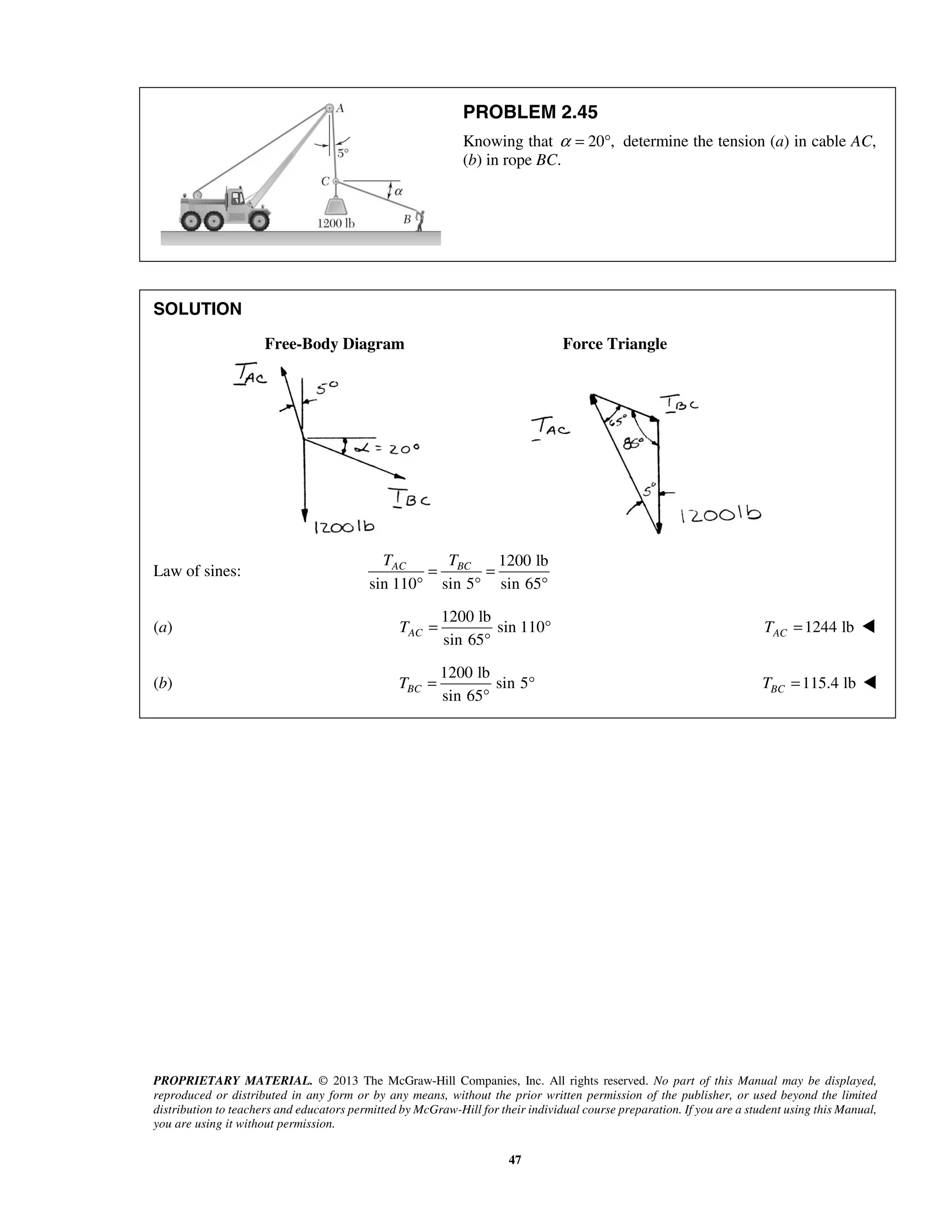Lecture Notes on Engineering Statics. | PDF