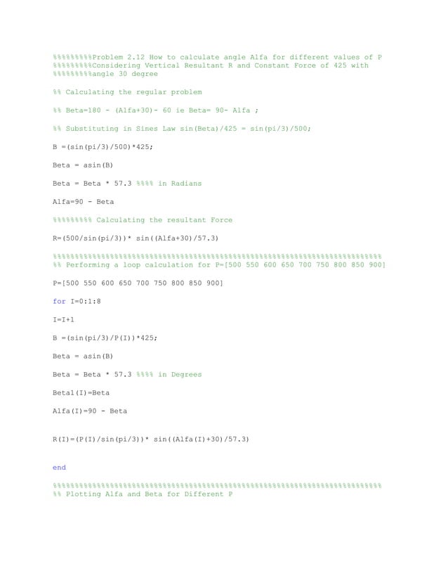 Lecture Notes on Engineering Statics. | PDF