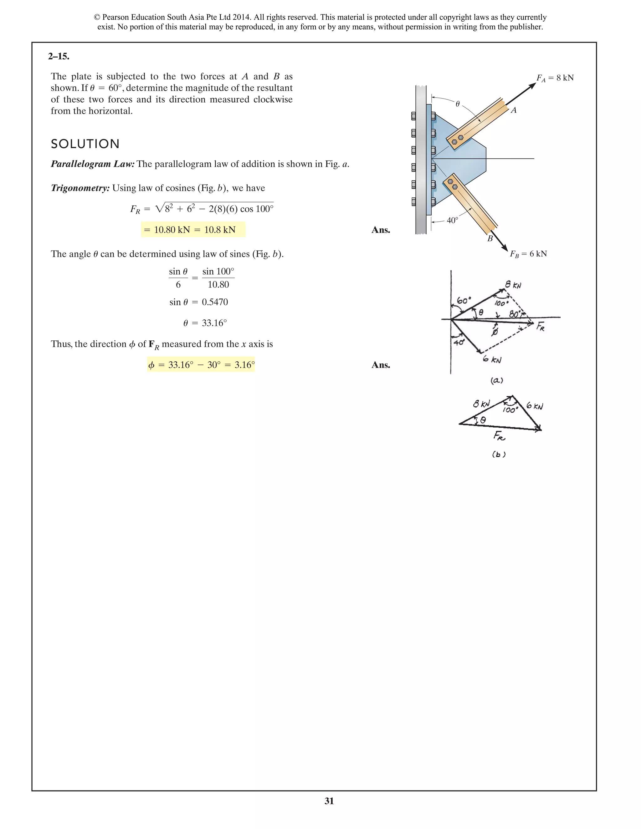 Statics Mechanics of Materials 4th Edition Hibbeler Solutions Manual ...
