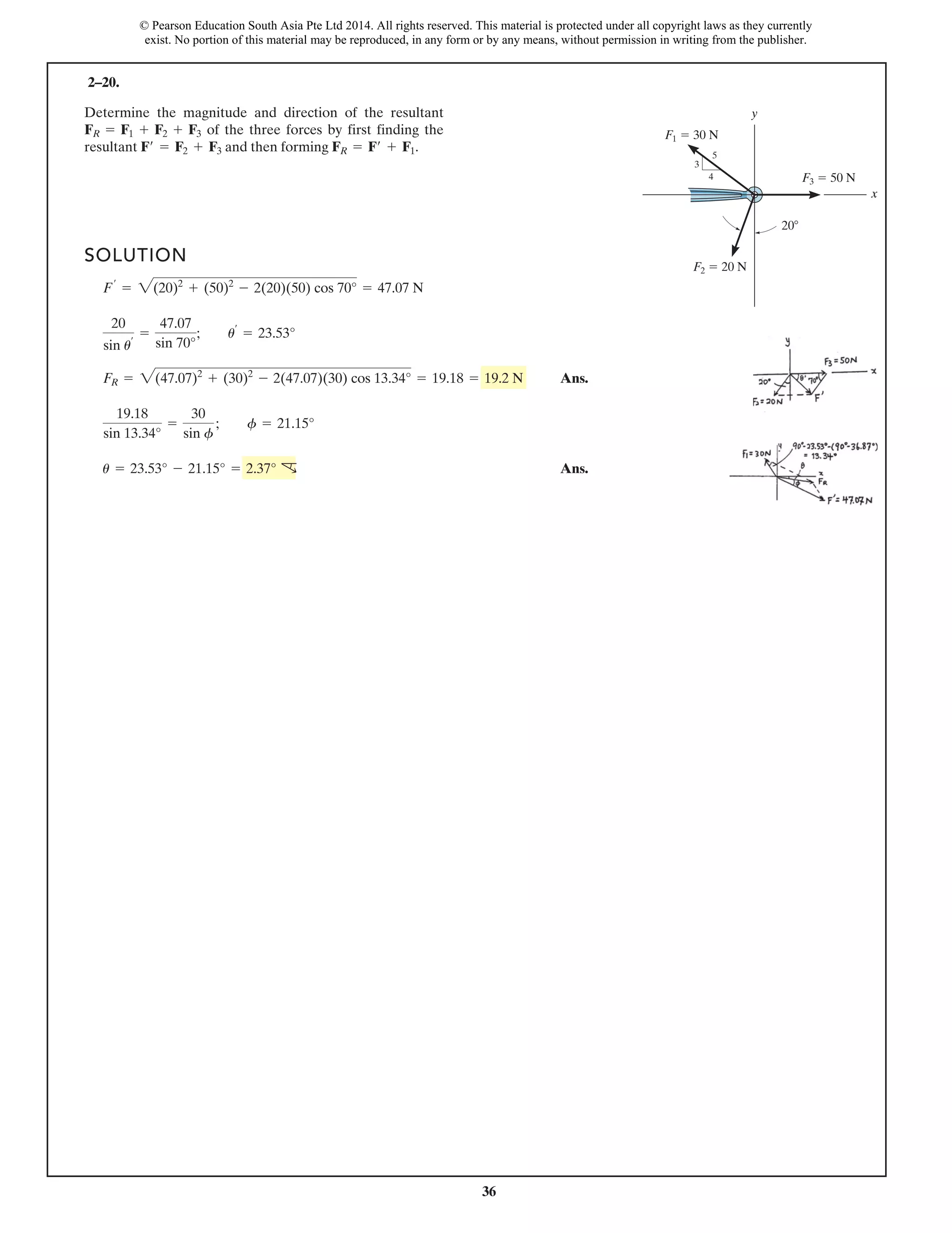 Statics Mechanics of Materials 4th Edition Hibbeler Solutions Manual | PDF | Physics | Science