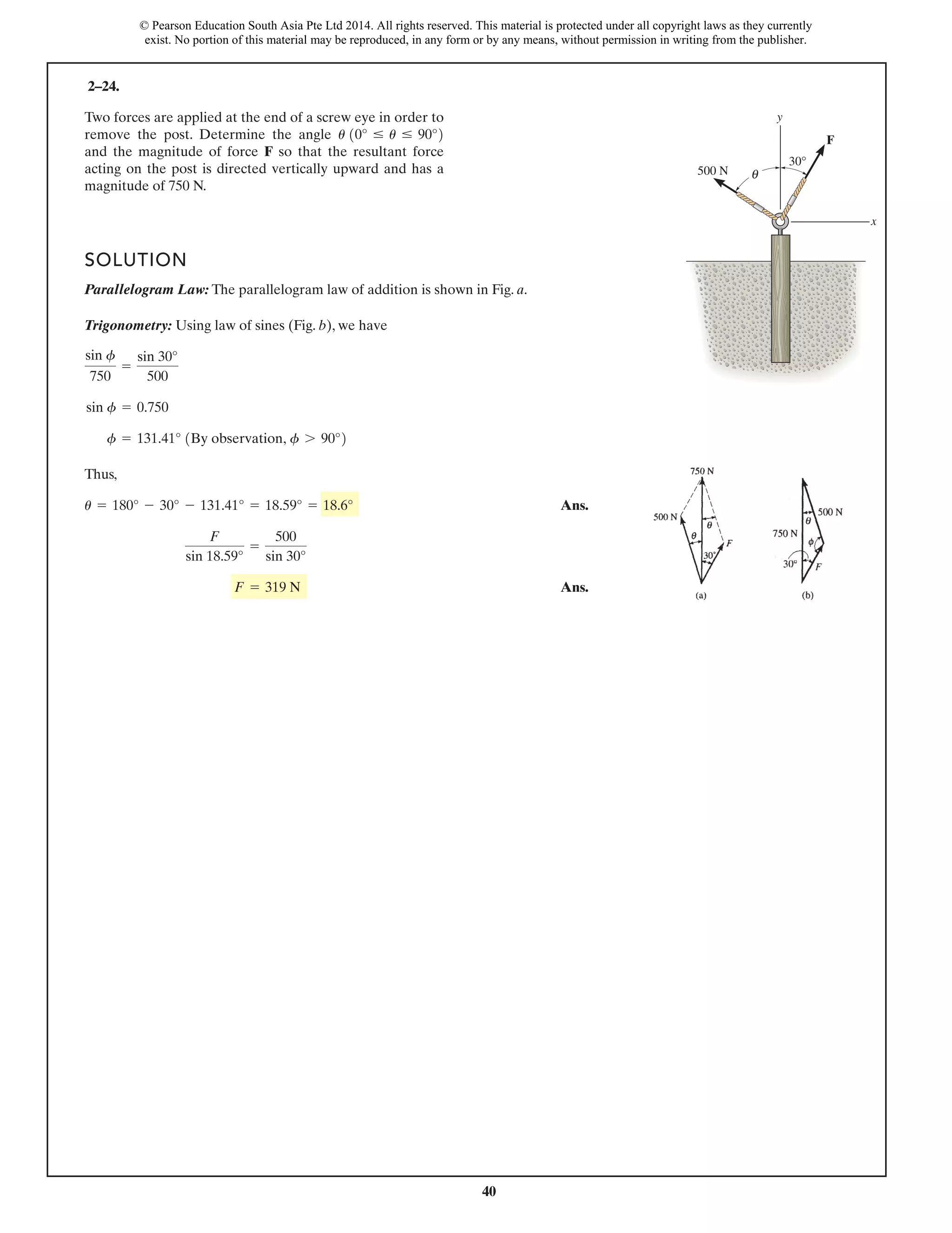 Statics Mechanics of Materials 4th Edition Hibbeler Solutions Manual ...