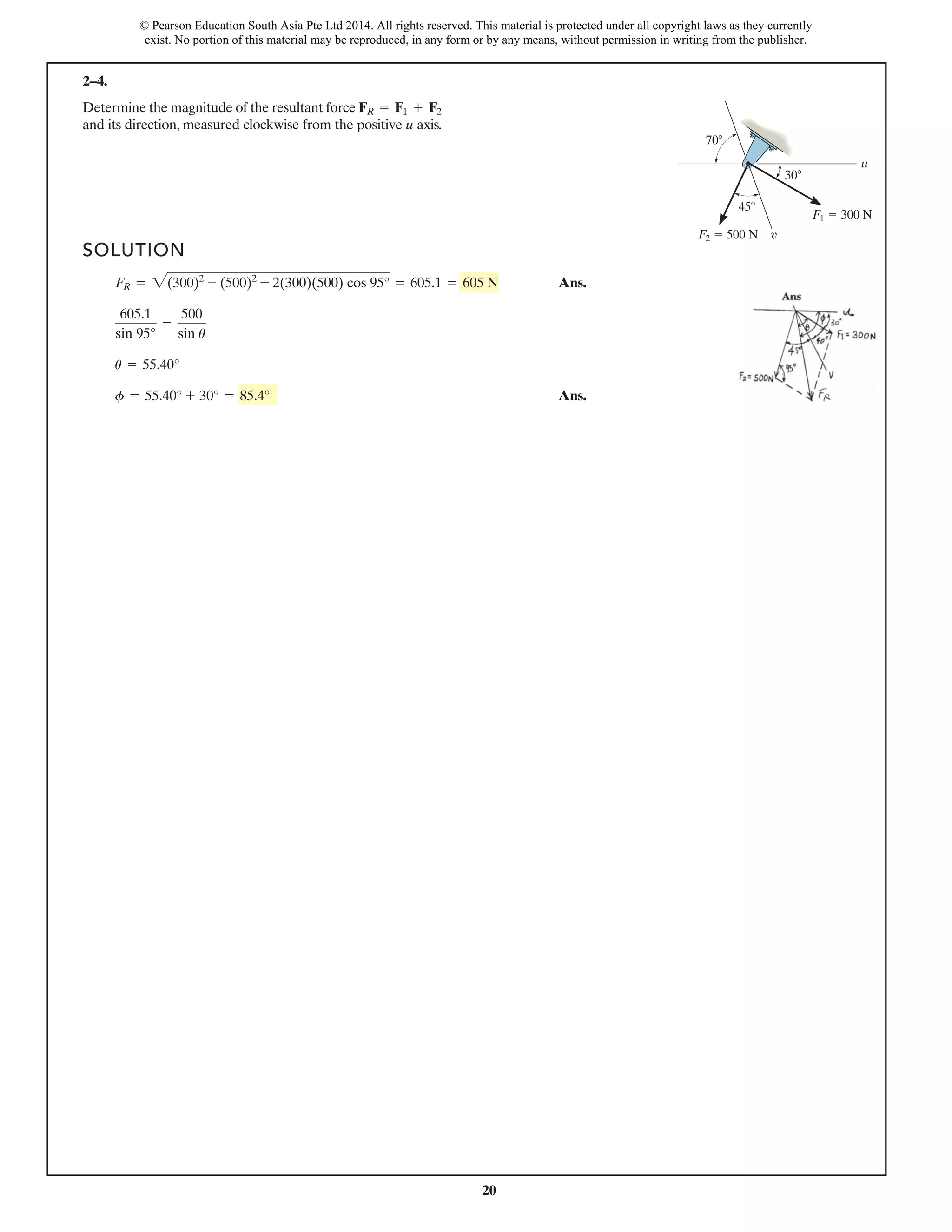 Statics Mechanics of Materials 4th Edition Hibbeler Solutions Manual | PDF | Physics | Science