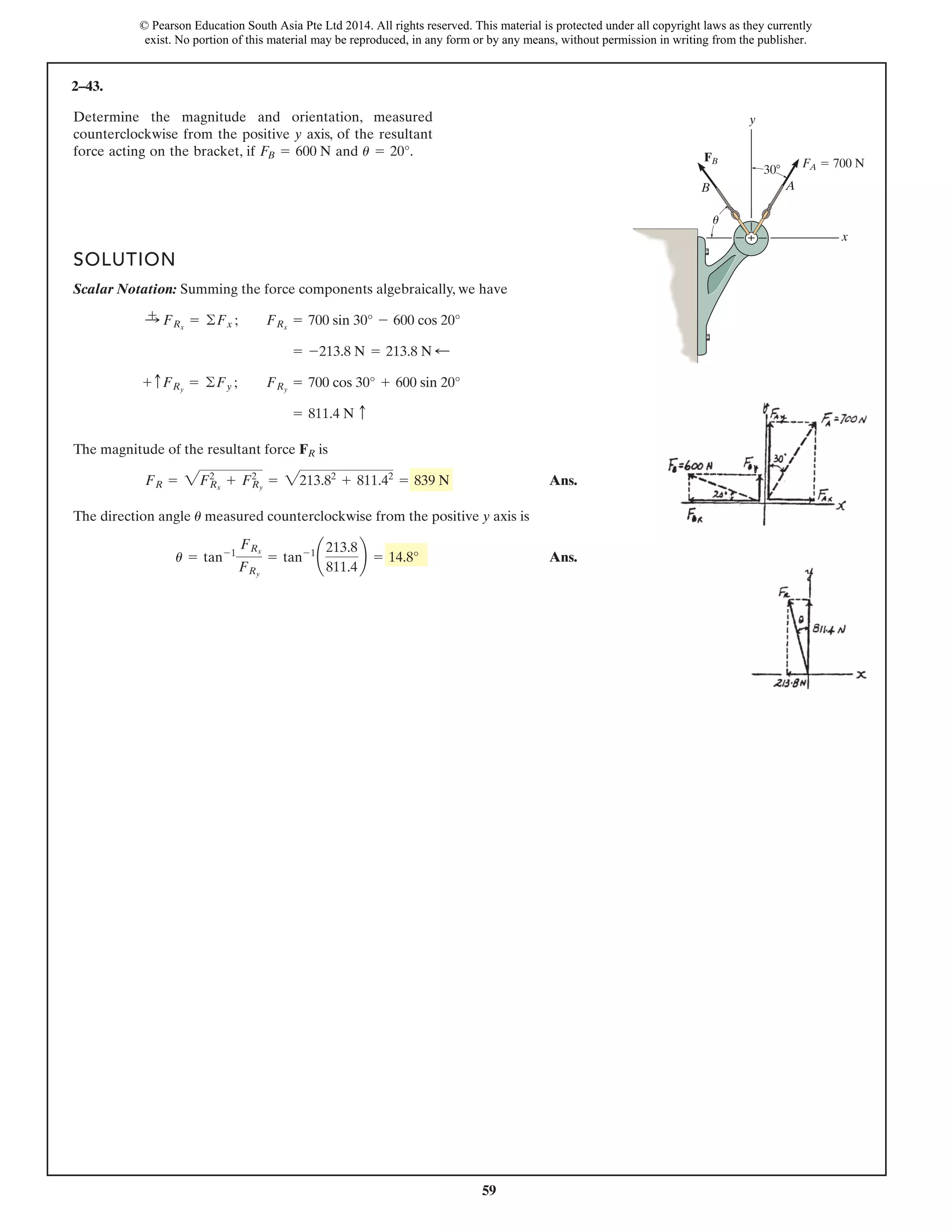 Statics Mechanics of Materials 4th Edition Hibbeler Solutions Manual | PDF | Physics | Science