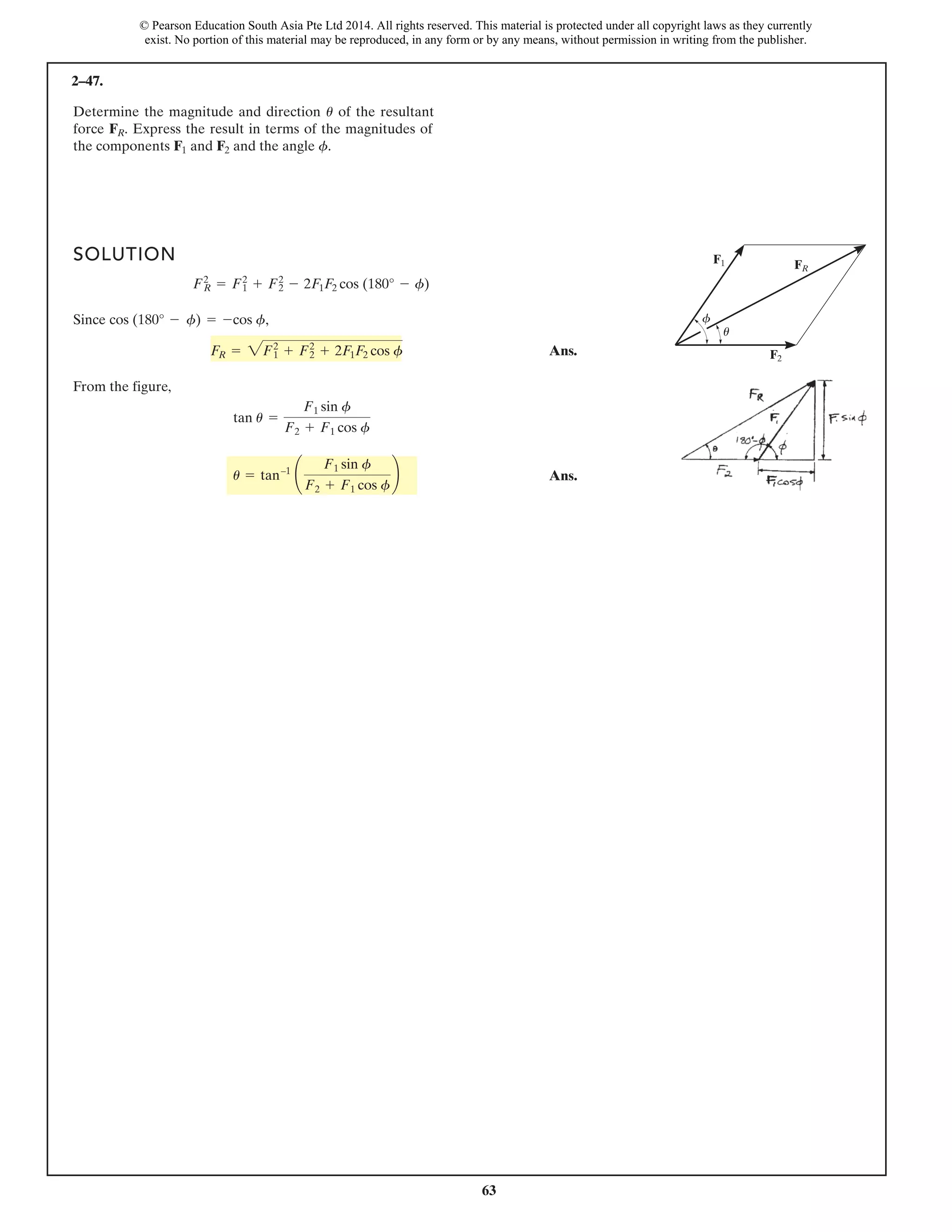 Statics Mechanics of Materials 4th Edition Hibbeler Solutions Manual | PDF | Physics | Science