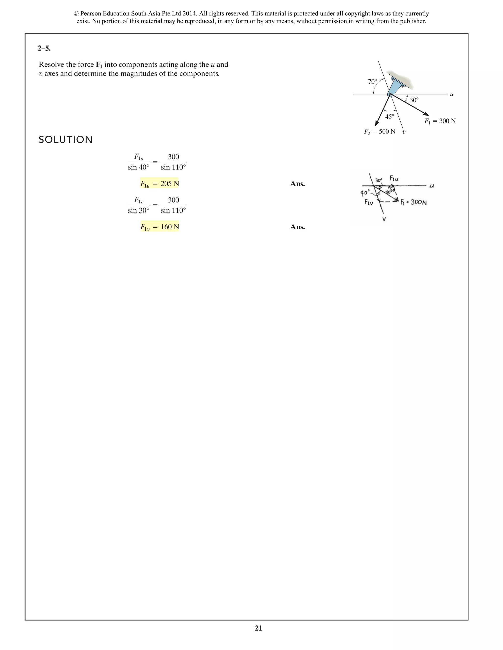 Statics Mechanics of Materials 4th Edition Hibbeler Solutions Manual | PDF