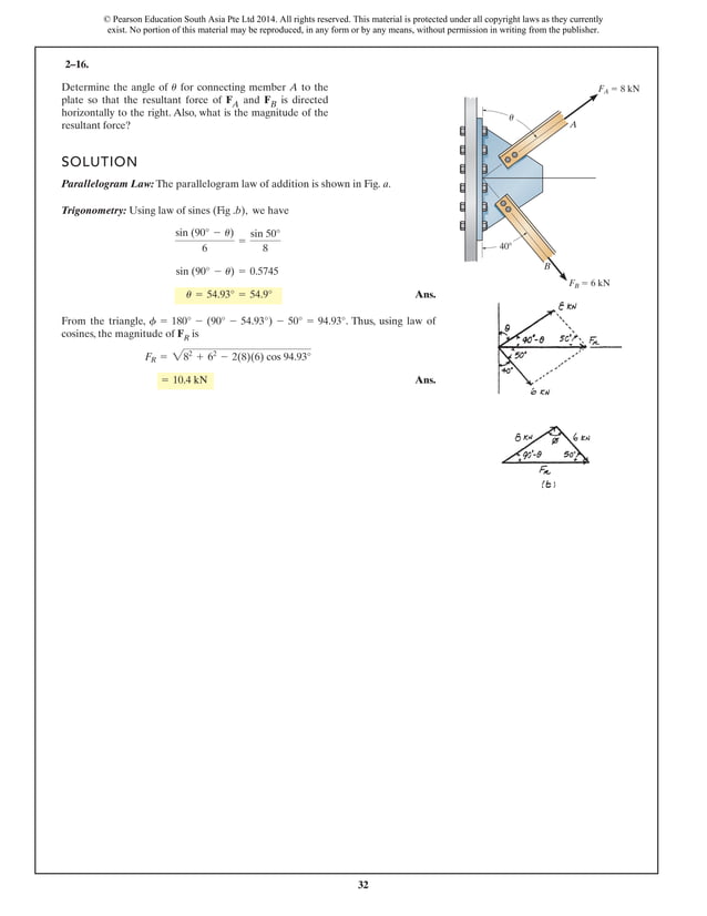 Statics Mechanics of Materials 4th Edition Hibbeler Solutions Manual | PDF | Physics | Science