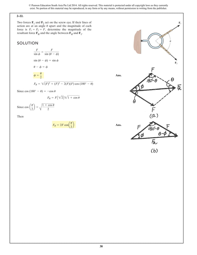 Statics Mechanics of Materials 4th Edition Hibbeler Solutions Manual | PDF | Physics | Science