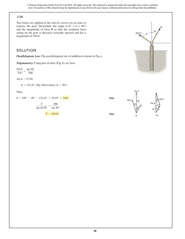 Statics Mechanics of Materials 4th Edition Hibbeler Solutions Manual | PDF | Physics | Science