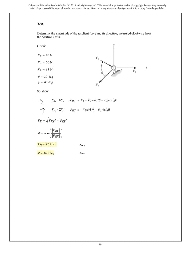 Statics Mechanics of Materials 4th Edition Hibbeler Solutions Manual | PDF | Physics | Science