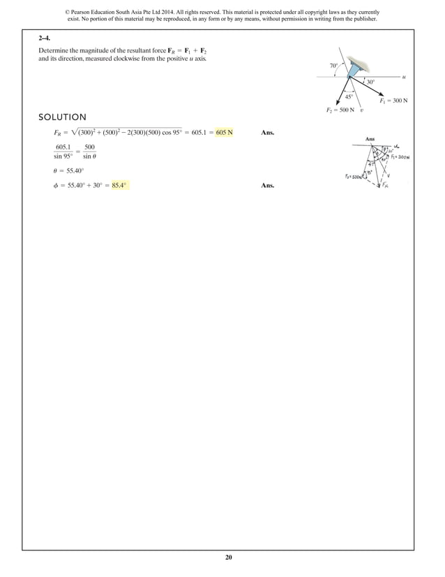 Statics Mechanics of Materials 4th Edition Hibbeler Solutions Manual | PDF | Physics | Science