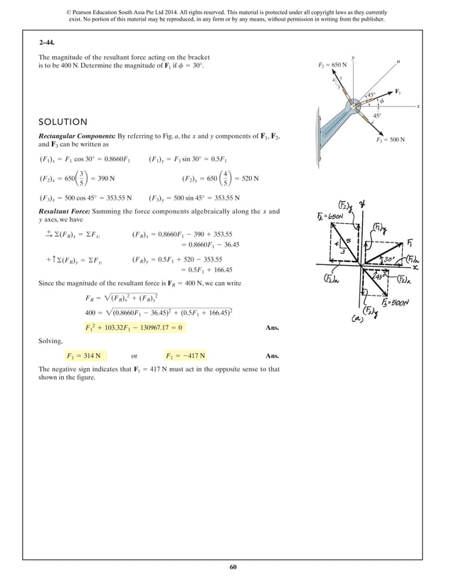 Statics Mechanics of Materials 4th Edition Hibbeler Solutions Manual | PDF | Physics | Science
