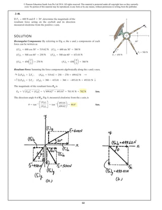 Statics Mechanics of Materials 4th Edition Hibbeler Solutions Manual | PDF