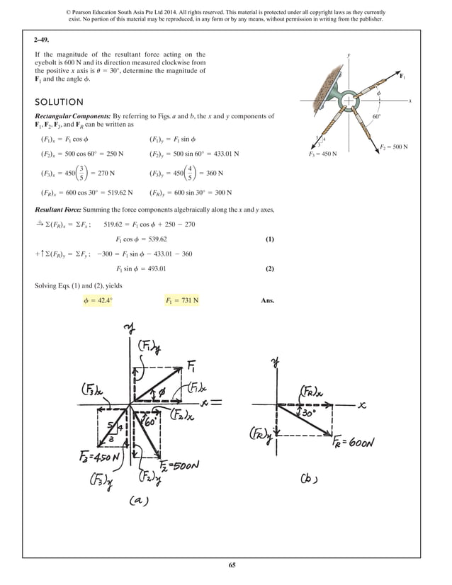 Statics Mechanics of Materials 4th Edition Hibbeler Solutions Manual | PDF | Physics | Science