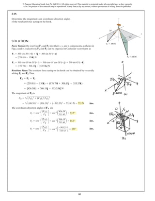 Statics Mechanics of Materials 4th Edition Hibbeler Solutions Manual | PDF