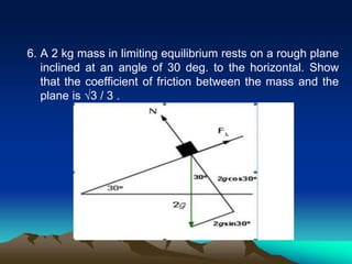 LECTURE NOTES ON STATICS_2024 power point presentation. | PPT