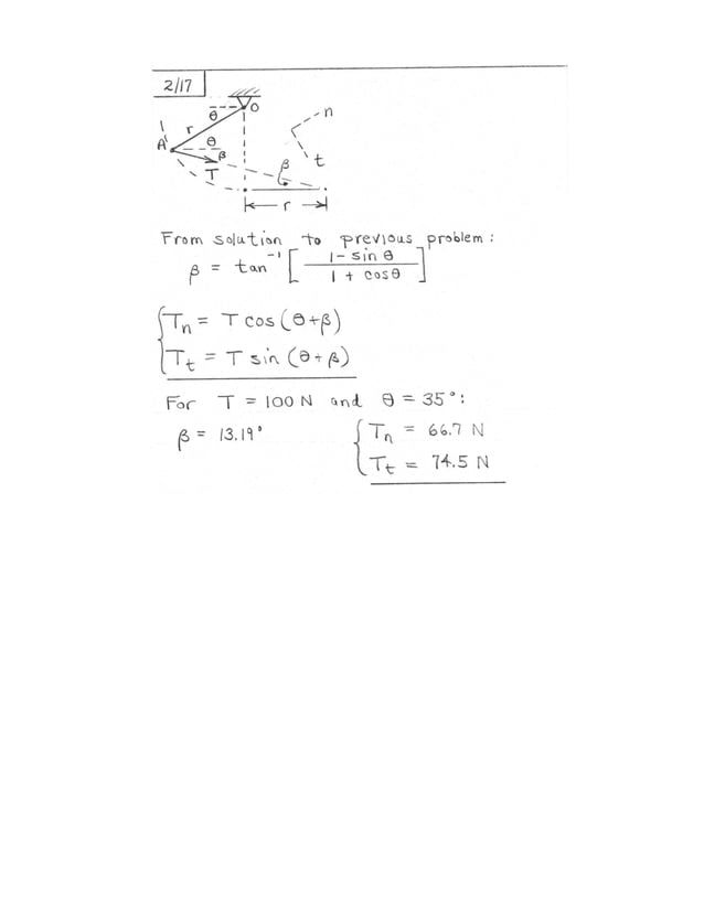 Solutions for Problems from Statics 7th Edition by Meriam & Kraige | PDF