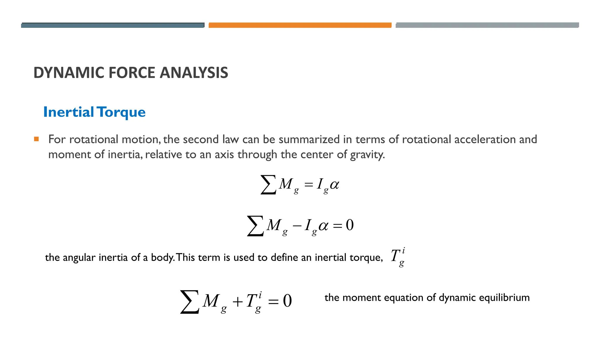 Statics and dynamics force analysis lecture note | PDF