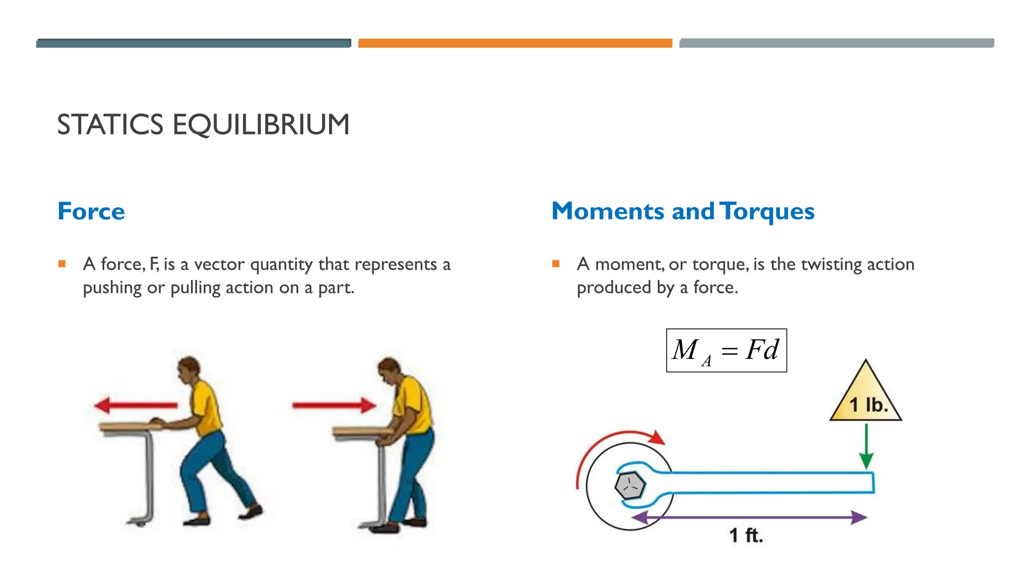 Statics and dynamics force analysis lecture note | PDF
