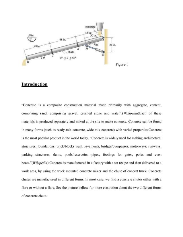 Engineering Mechanics: Statics Design problem # 5.4 concrete chutw | DOCX | Civil Engineering ...