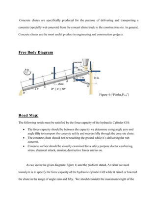 Engineering Mechanics: Statics Design problem # 5.4 concrete chutw | DOCX