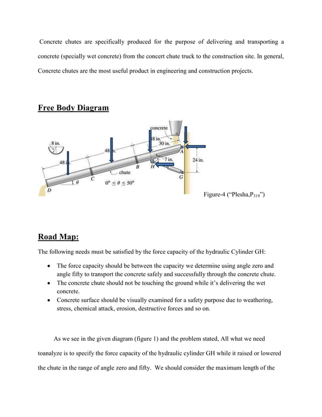 Engineering Mechanics: Statics Design problem # 5.4 concrete chutw | DOCX | Civil Engineering ...