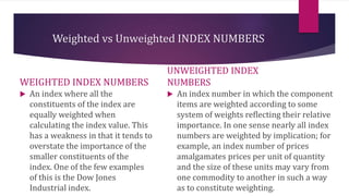 Index Number (Composite Index Number) | PPTX