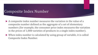 Index Number (Composite Index Number) | PPTX