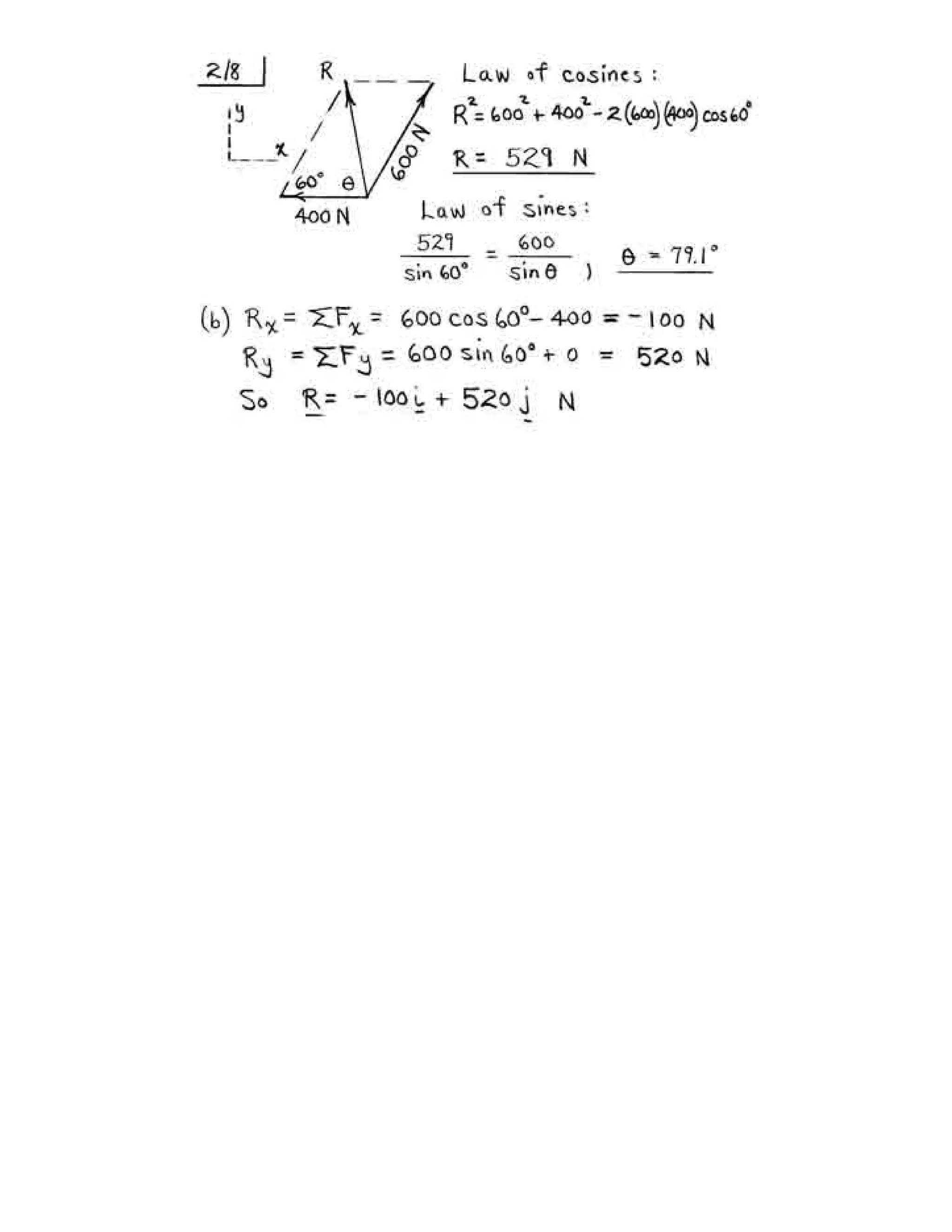 Engineering Mechanics Statics Meriam and Kraige 5th Edition Solution ...