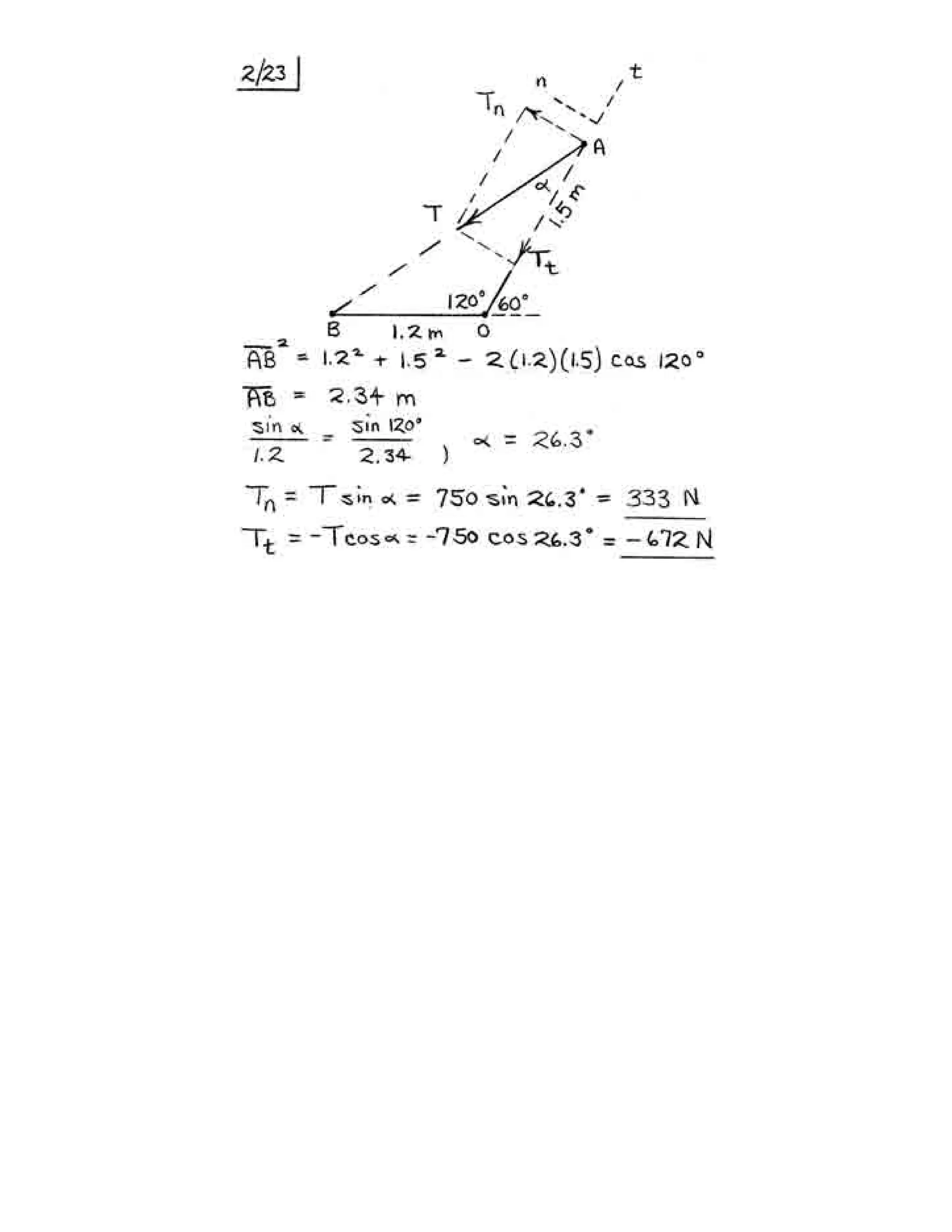 Engineering Mechanics Statics Meriam and Kraige 5th Edition Solution ...