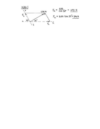 Engineering Mechanics Statics Meriam and Kraige 5th Edition Solution ...