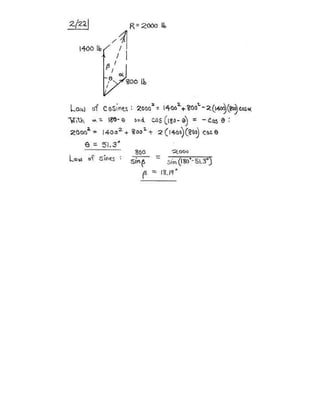 Engineering Mechanics Statics Meriam and Kraige 5th Edition Solution ...