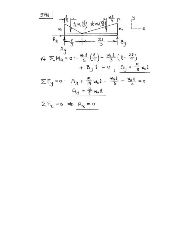 Engineering Mechanics Statics Meriam and Kraige 5th Edition Solution ...