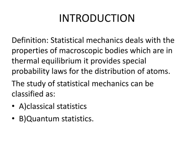 Statics presentation ppt(1) | PPTX | Physics | Science