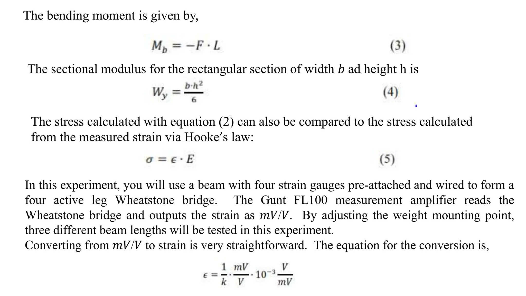 Static Strain Measurement (Over Hanging Beam).pptx