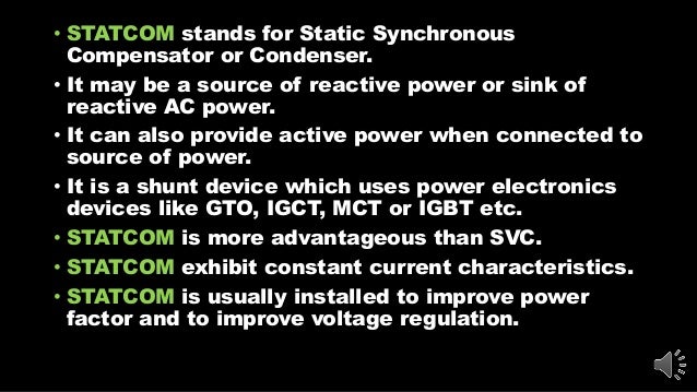 Eee Static Synchronous Compensator Statcom