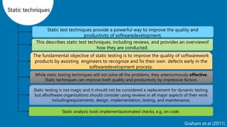 Static Techniques | PPT