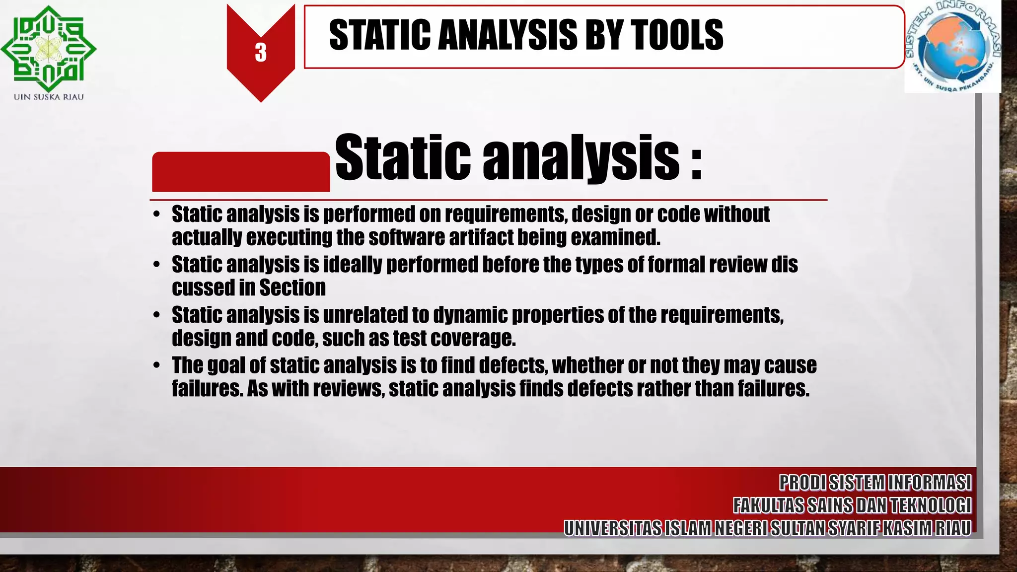 Static techniques | PPT