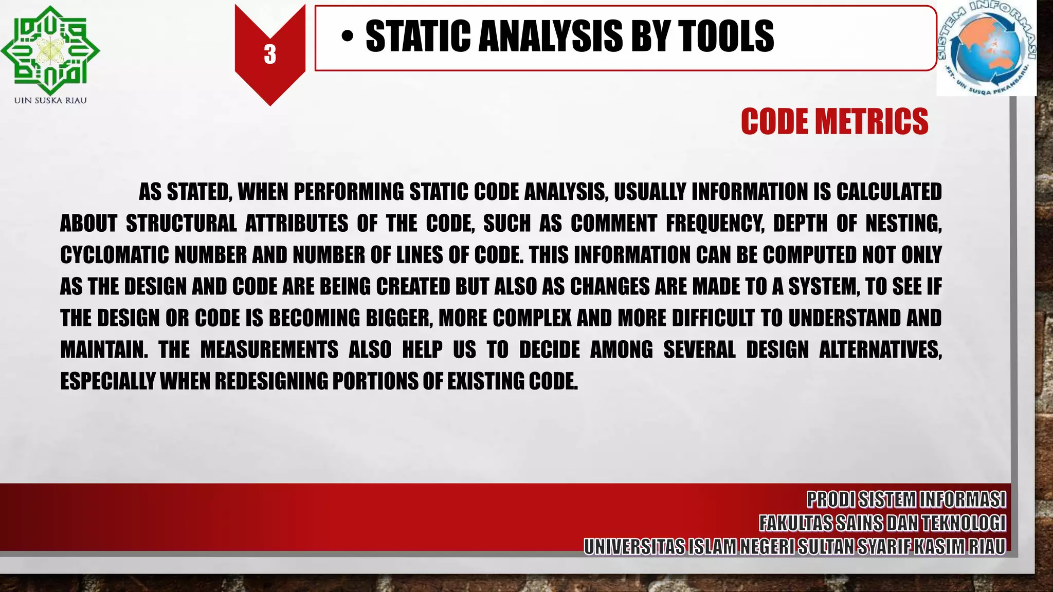 Static techniques | PPT