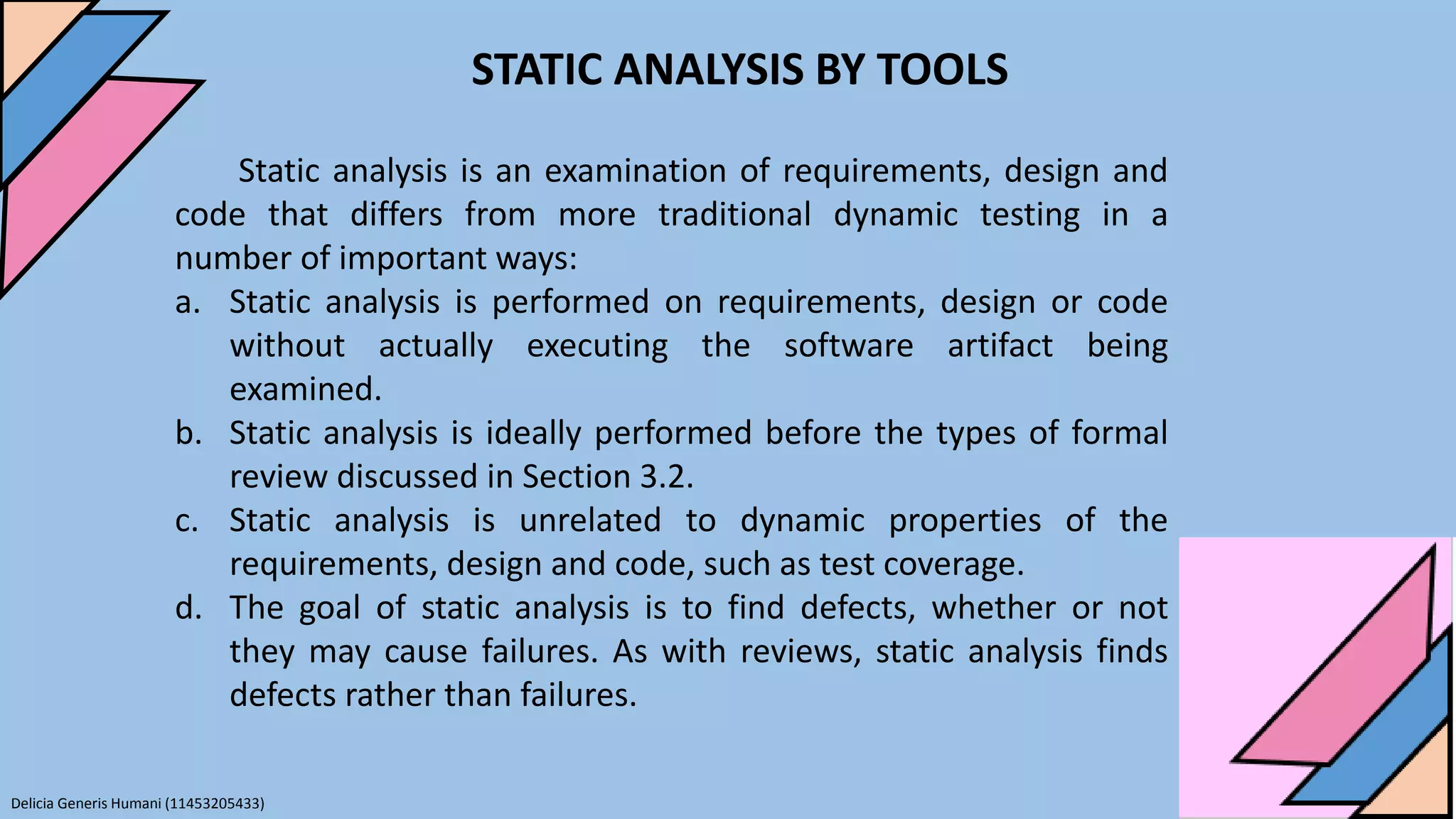 STATIC TECHNIQUES | PPT