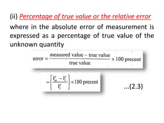 Static terms in measurement | PPTX