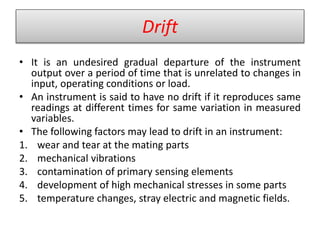 Static terms in measurement | PPTX