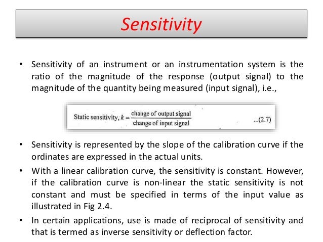 Static terms in measurement