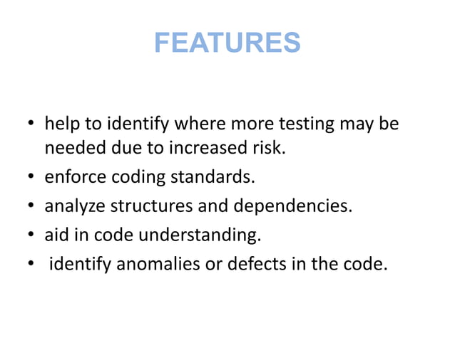 Static testing | PPT