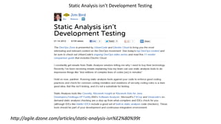 Static Testing on Life Cycle Of Testing Process | PDF | Computer ...