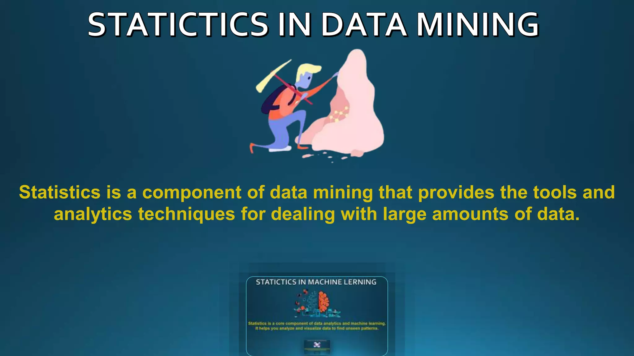 Statistics and Role of statistics in Computer Science | PPTX