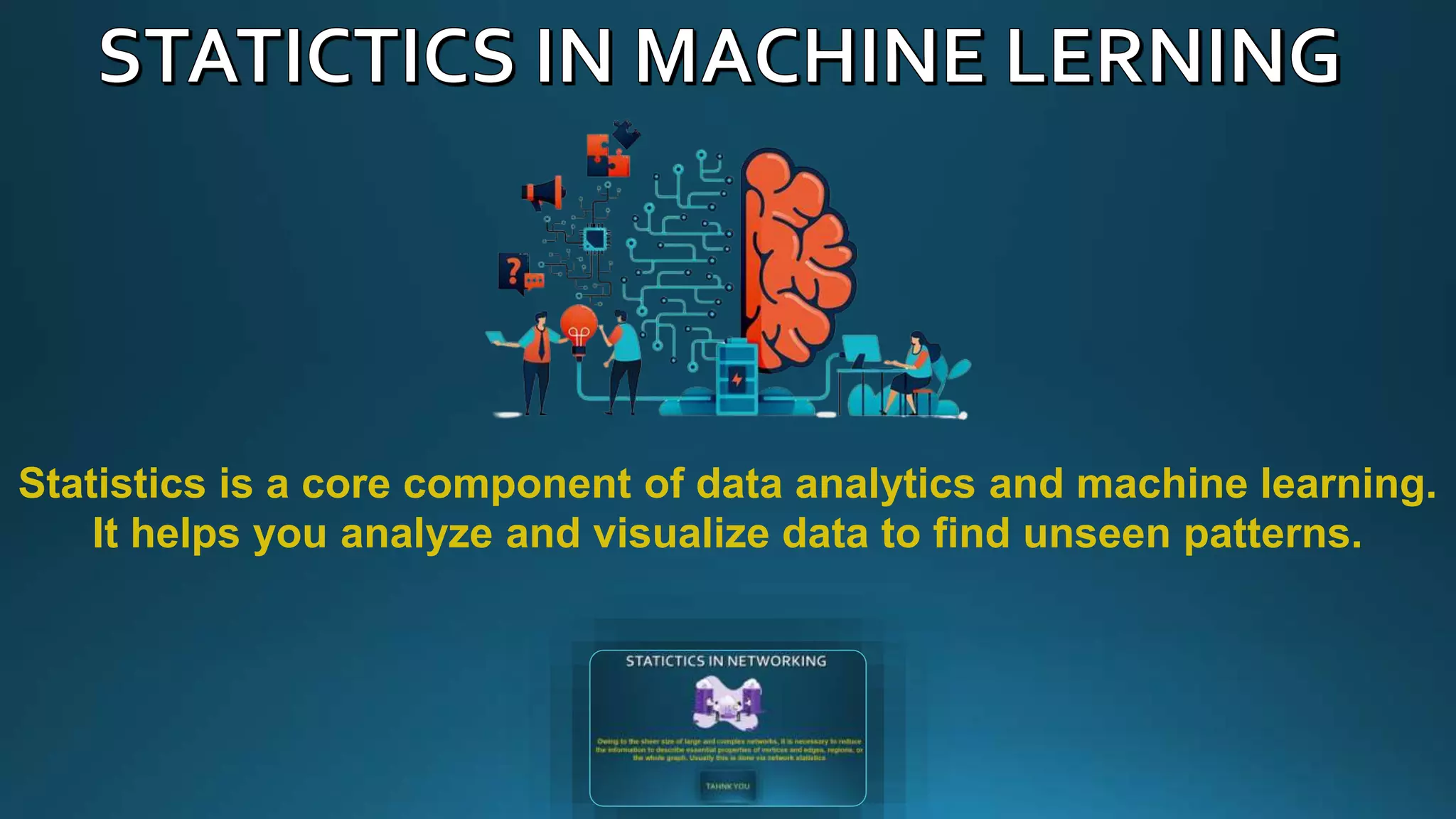 Statistics and Role of statistics in Computer Science | PPTX